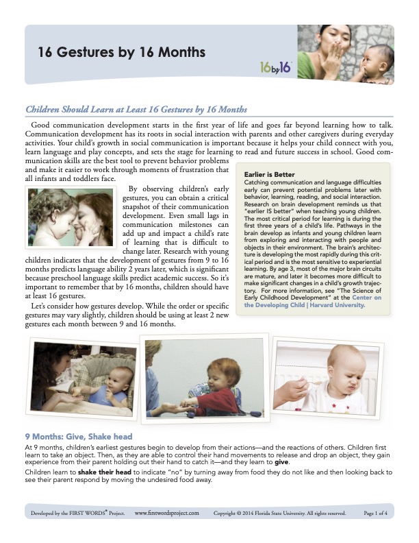 16 Gestures by 16 Months – Kath McLaughlin